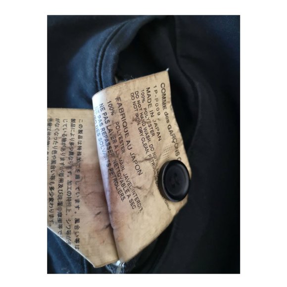 Comme Des Garcons Black | Pants | Cdg Black Polyester Drop Crotch Pants ...